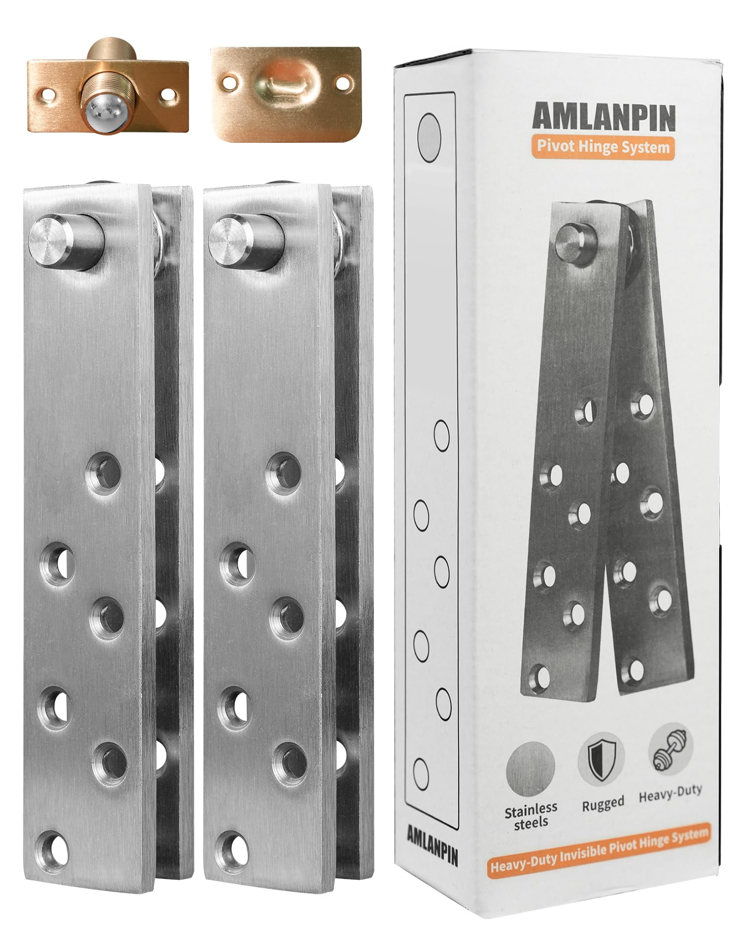 Heavy Duty Pivot Hinge for Wood Door with 360 Degree Rotation,Ideal for ...