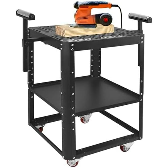 Heavy-Duty Planer Stand with Wheels, 550LBS Capacity & Height ...