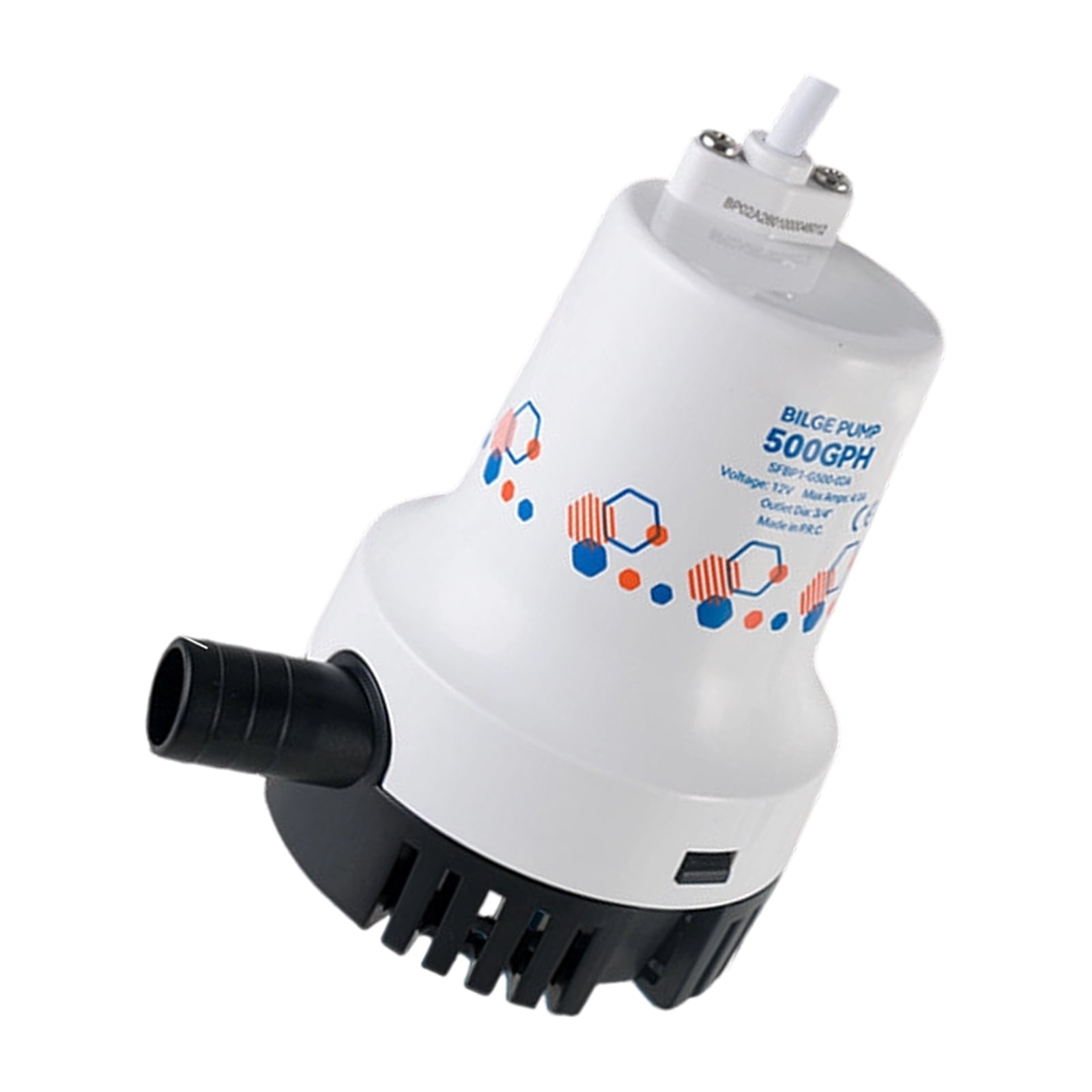 Heavy Duty Plastic Boat Bilge Water Pumps 12V Or 24V For Narrow Spaces ...