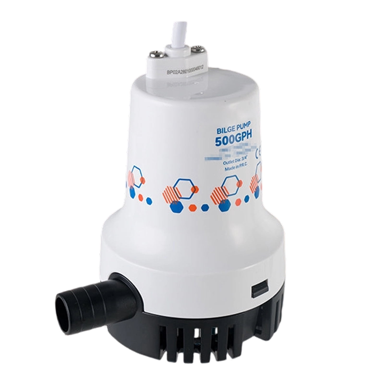 Heavy Duty Plastic Boat Bilge Water Pumps 12V Or 24V For Narrow Spaces ...