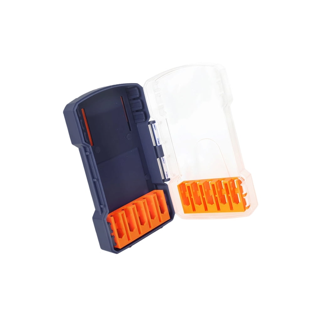 Heavy Duty Plastic Drill Bit Holder Organizer Box Secure Storage For ...