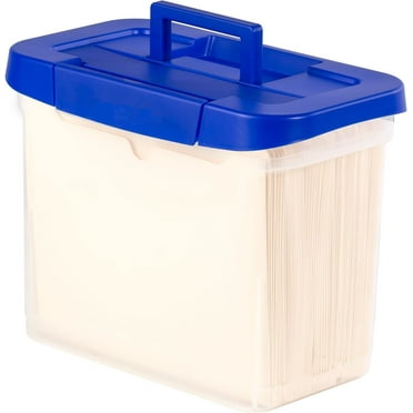 advantus Super Stacker Storage Boxes, Hold 400 3 x 5 Cards, Plastic ...