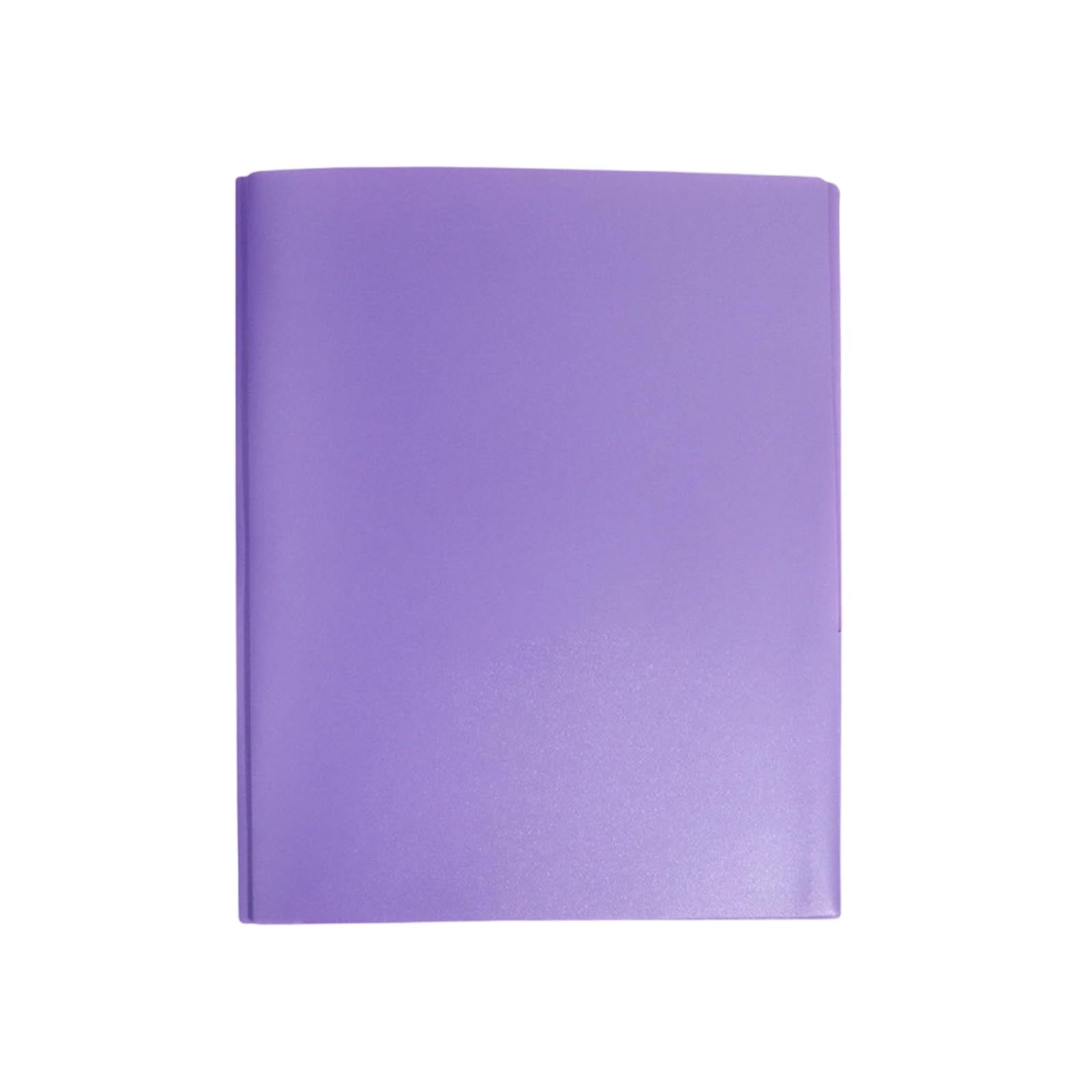 Heavy Duty Plastic File Folders with Pockets – Durable Document ...