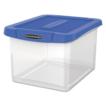 Office Depot Stackable File Tote Box - Lid Organizer & Storage ...