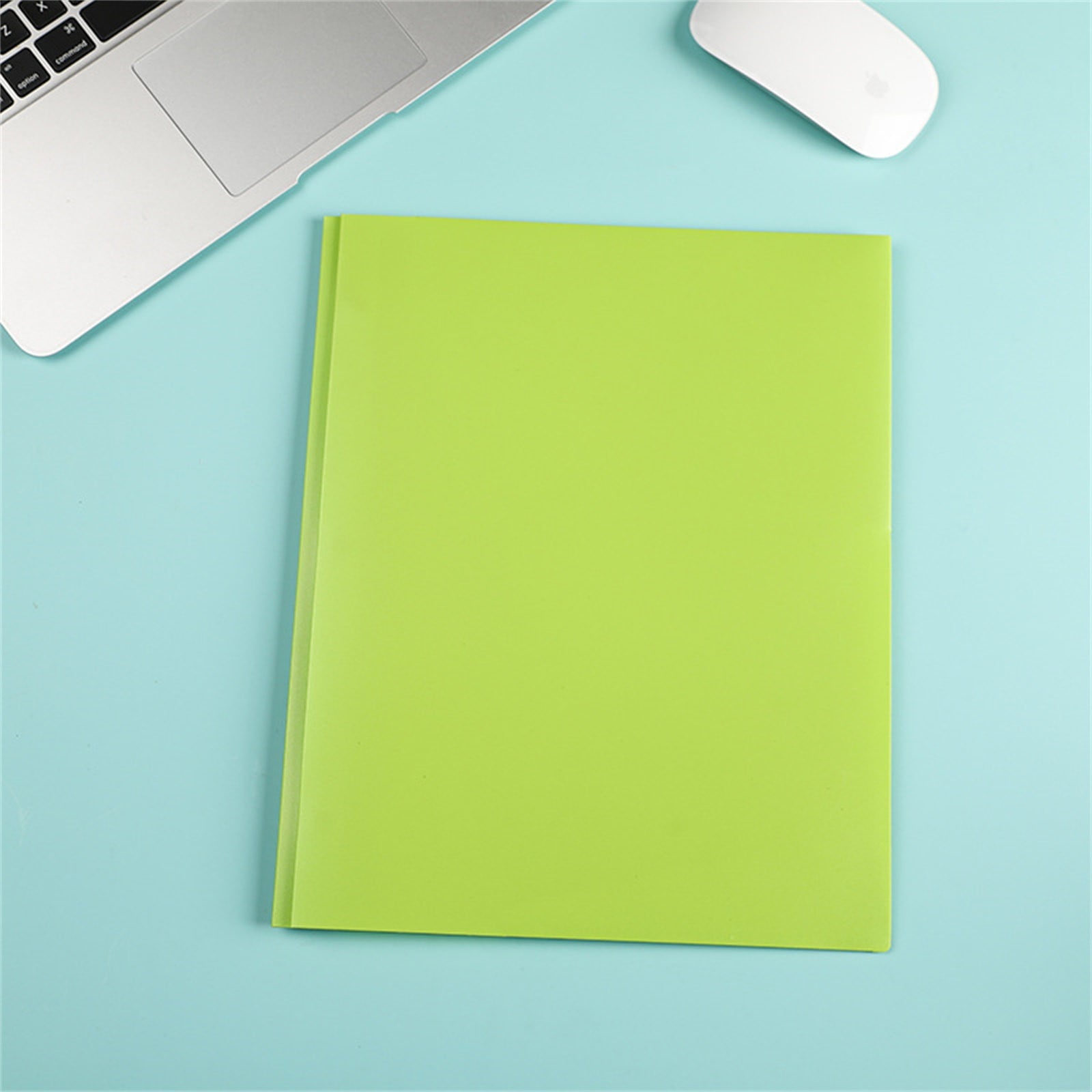 Heavy Duty Plastic Folder, Pocket Folder with brads, Letter Size Poly ...