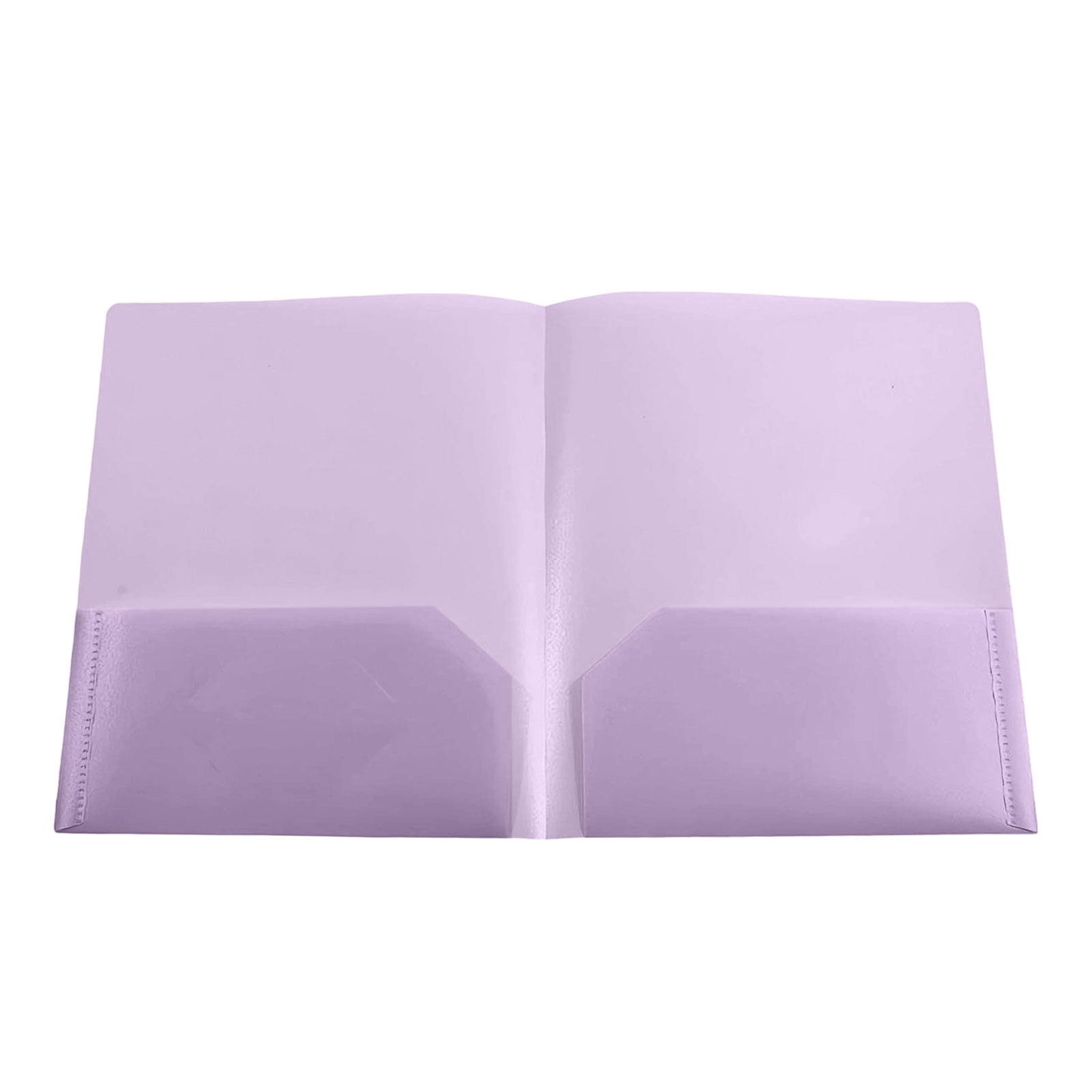 Heavy Duty Plastic Folders with Pockets Letter Size, Water Resistant ...