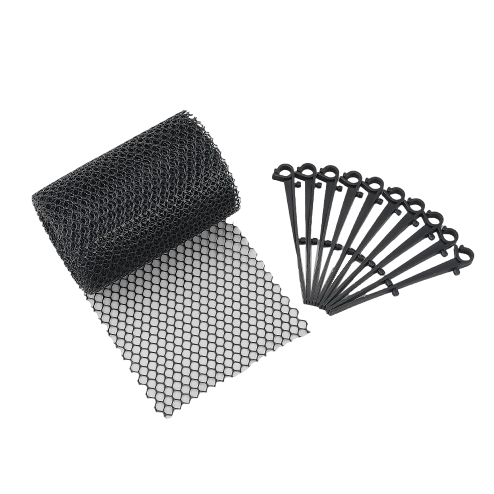 Heavy Duty Plastic Gutter Guard Netting Prevents Clogging In Roof ...