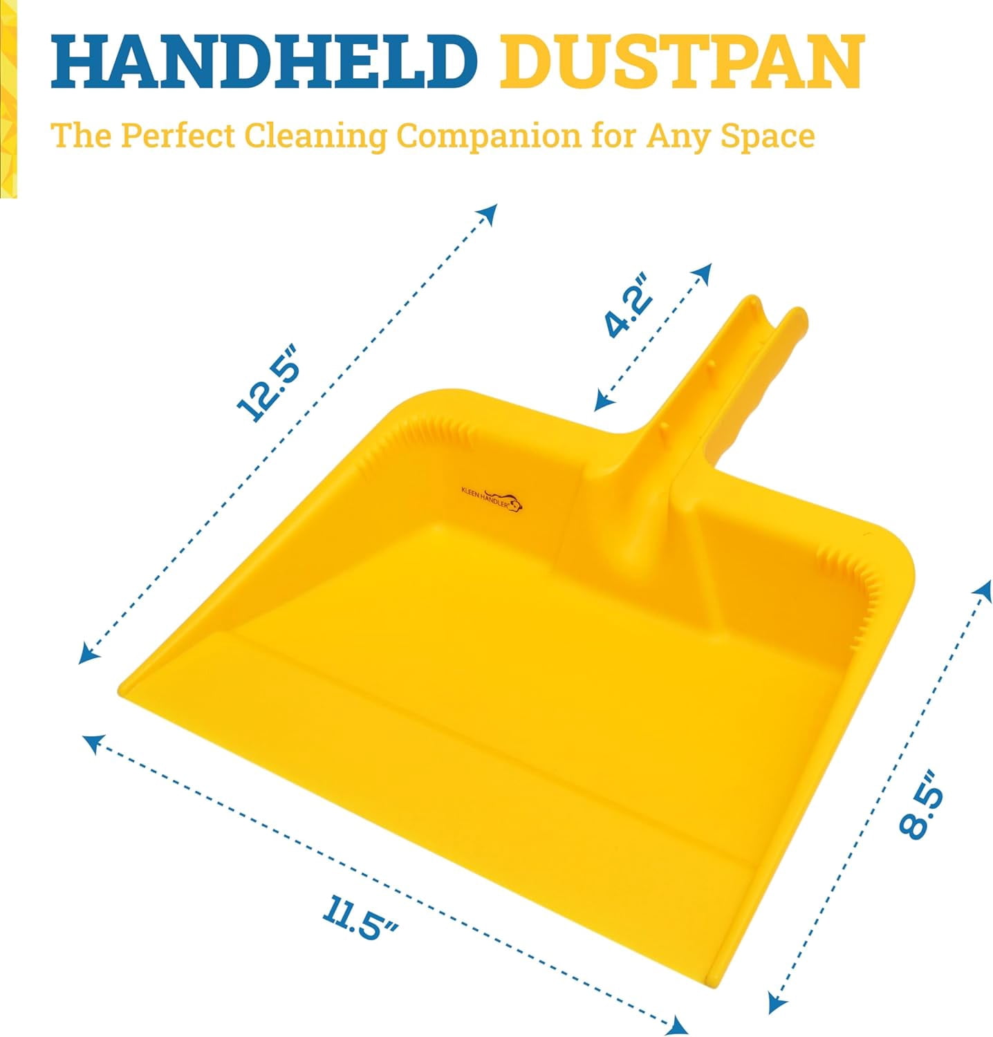 Heavy-Duty Plastic Handheld Dust Pan for Indoor/Outdoor Commercial ...