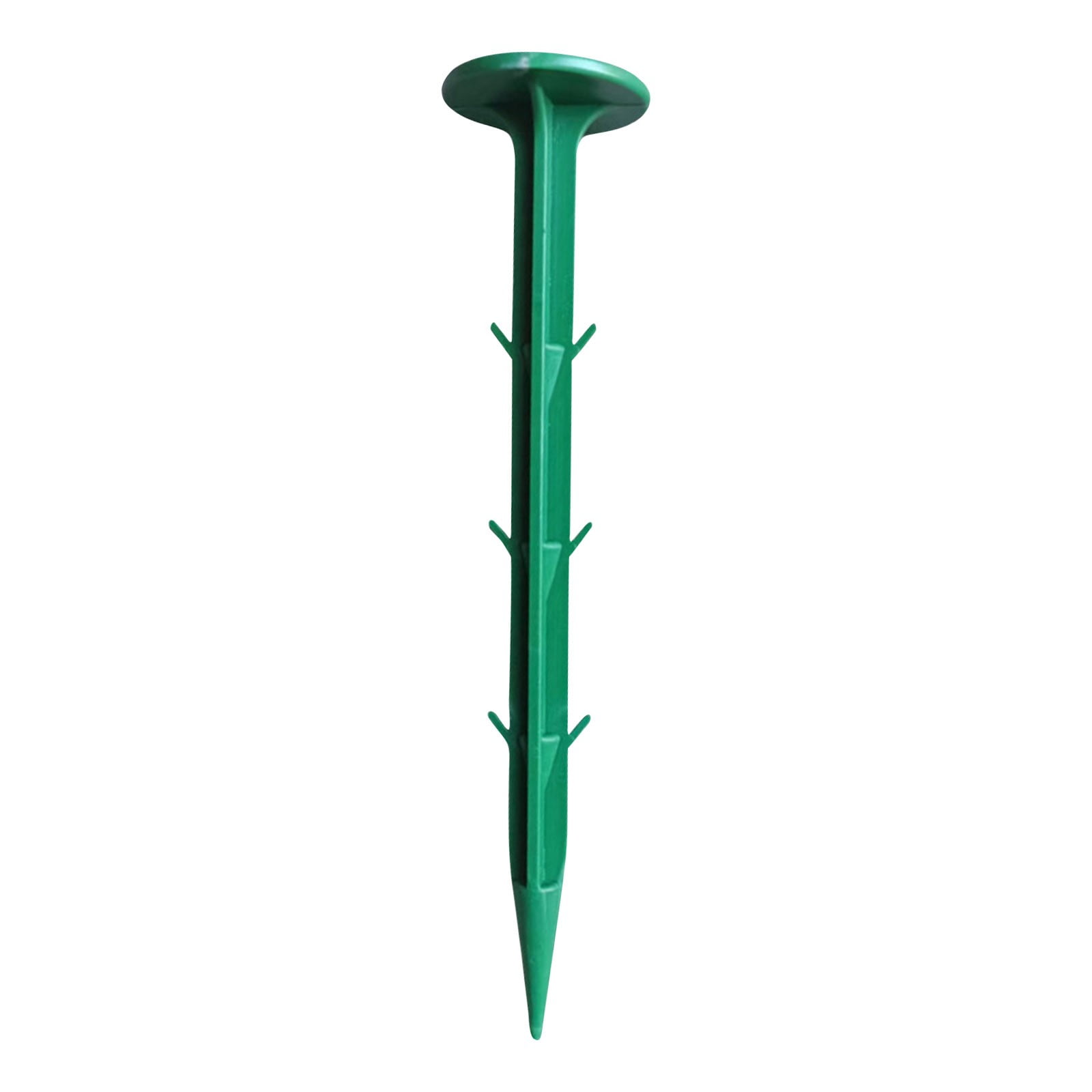 Heavy Duty Plastic Landscape Edging Stakes, 12 Inch Green Anchoring ...