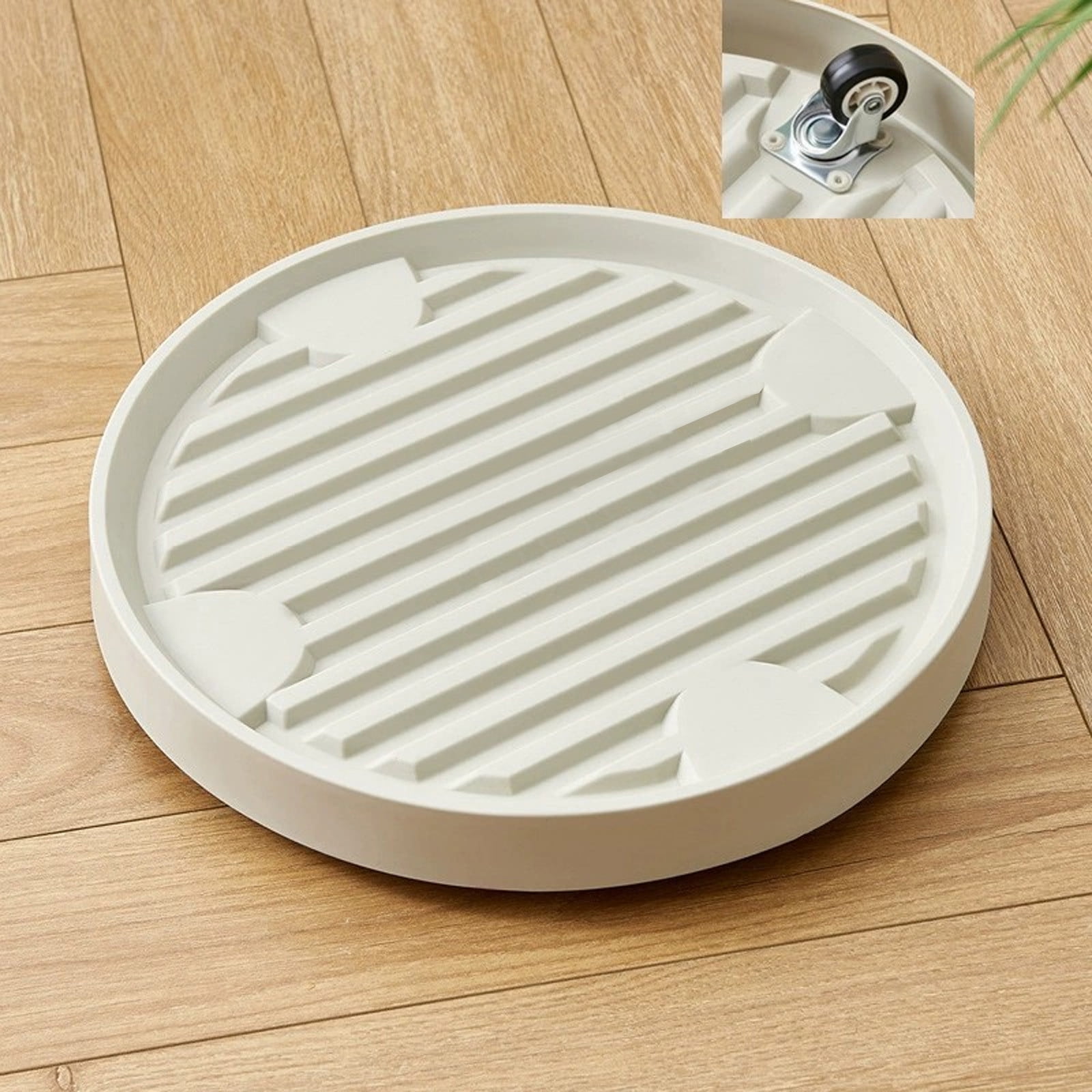 Heavy Duty Plastic Plant Roller Base with Wheels - Movable Pot Stand ...