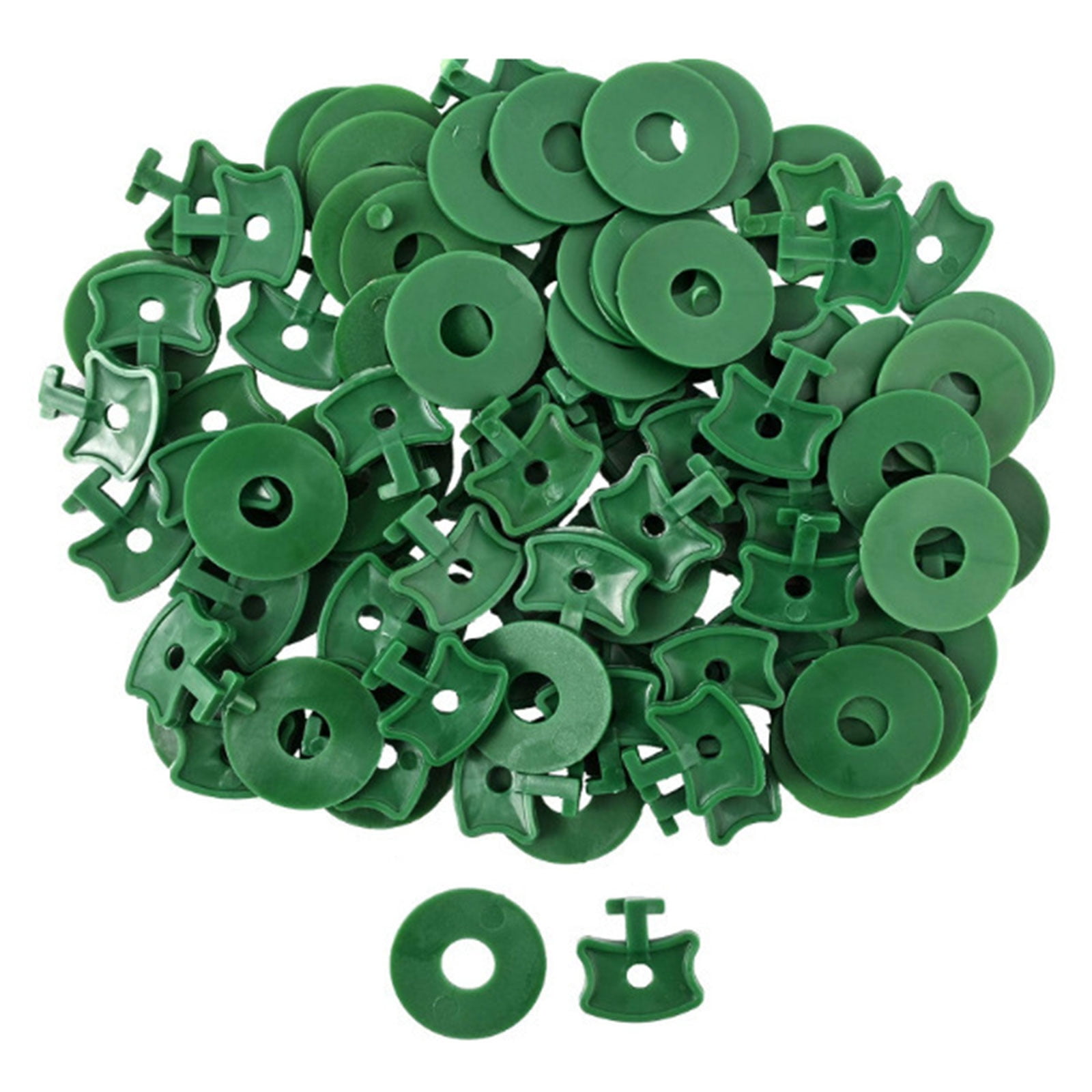 Heavy Duty Plastic Plant Support Clips Reusable Garden Clamps & Washers ...