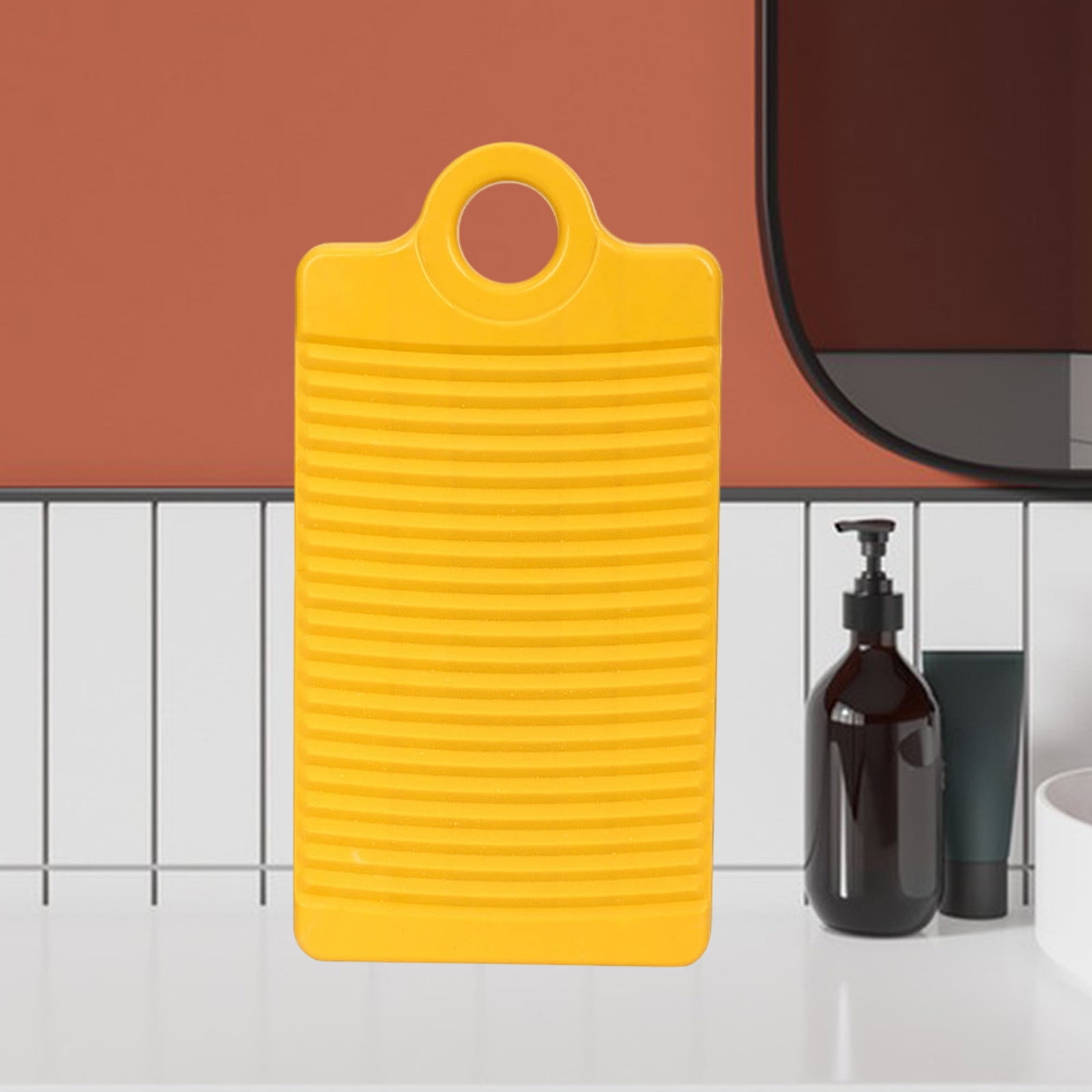 Heavy-Duty Plastic Scrub Board for Laundry with Large Surface Area ...