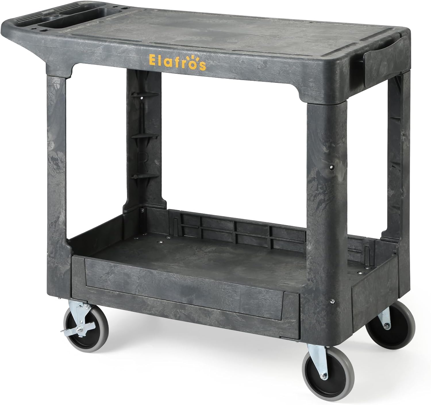 Heavy Duty Plastic Utility Cart Flat top 37 x 18.8 Inch - Work Cart ...