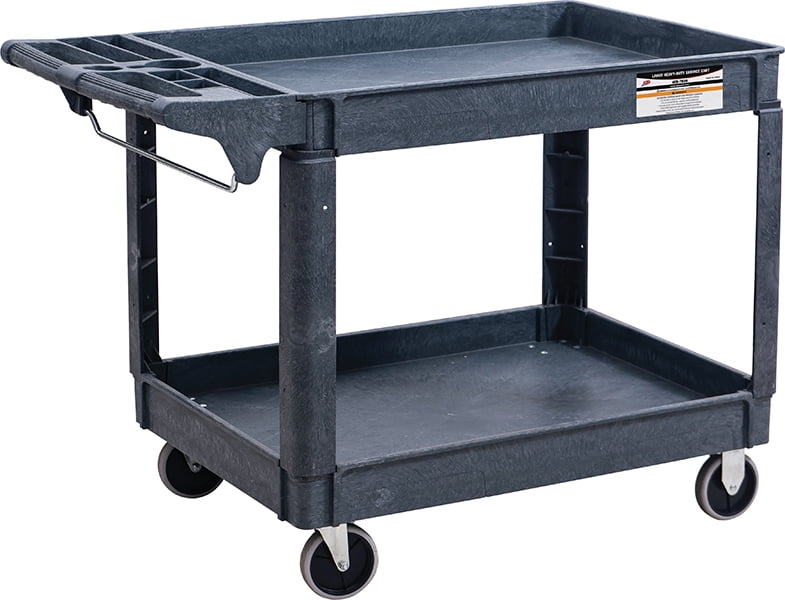 Heavy Duty Plastic Utility Cart-Large - Walmart.com