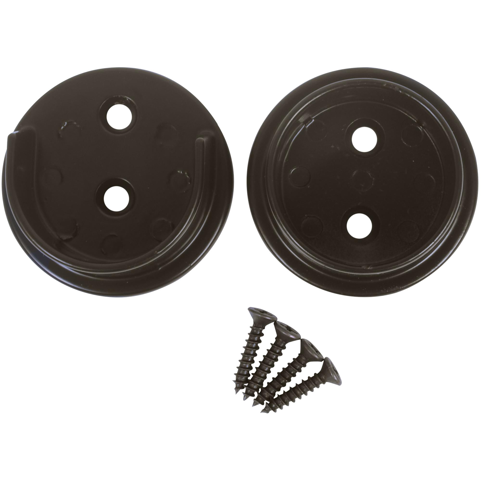 Heavy-Duty Pole Sockets, 2 Holes, Dark Bronze by Stone Harbor Hardware ...