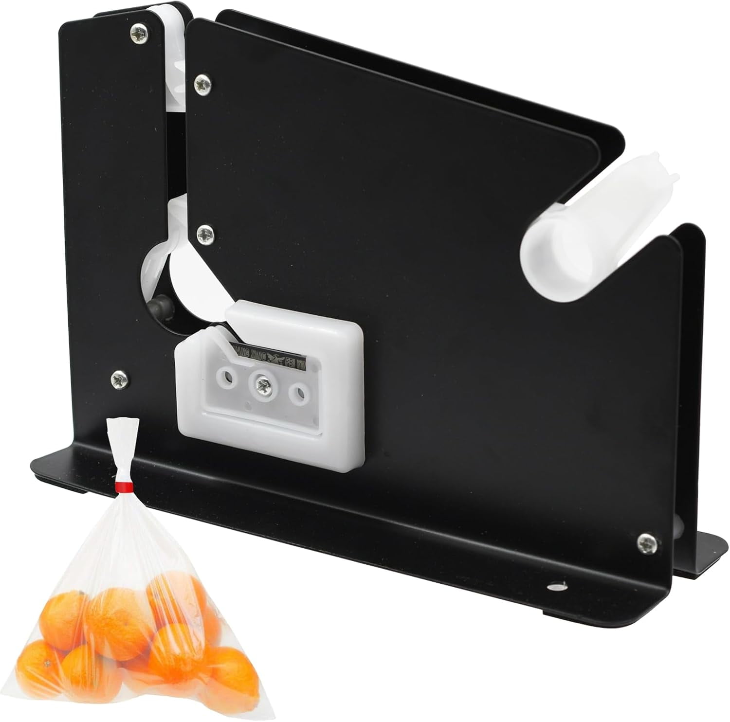 Heavy Duty Poly Bag Sealer Tape Machine with 2 Tape Roll- Steel Bag ...