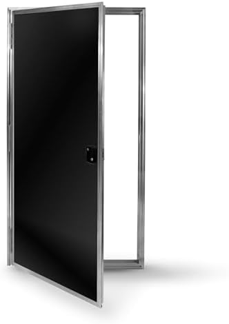 Heavy Duty Polycore Cargo Side Door for Trailer (Black - 32 x 75 Inches ...