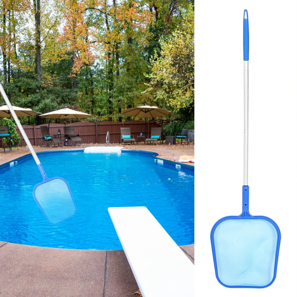 Heavy,Duty Pool Leaf Rake With Aluminum Pole, Ideal For Pools, Hot ...