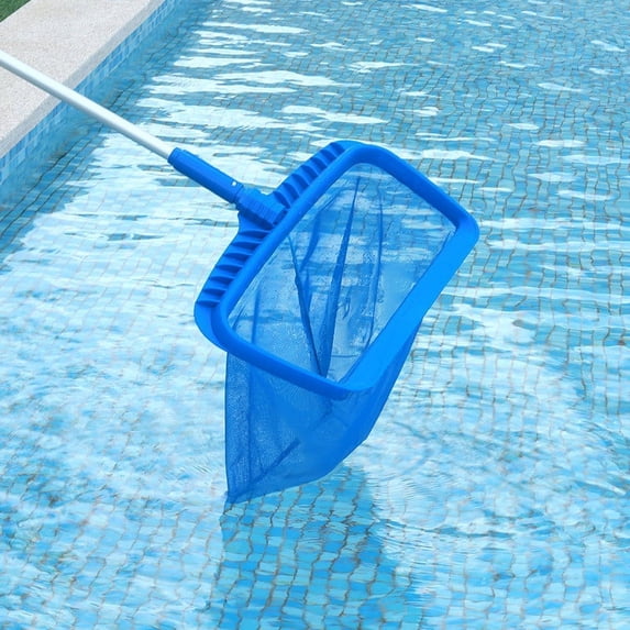 Heavy Duty Pool Leaf Skimmer Deep Water Fishing Net, Enhanced Mesh Bag ...