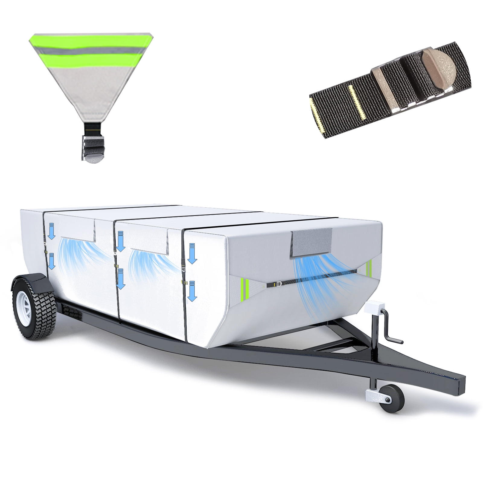 Heavy Duty Pop up Trailer Camper Cover Waterproof Camper Cover 12ft ...