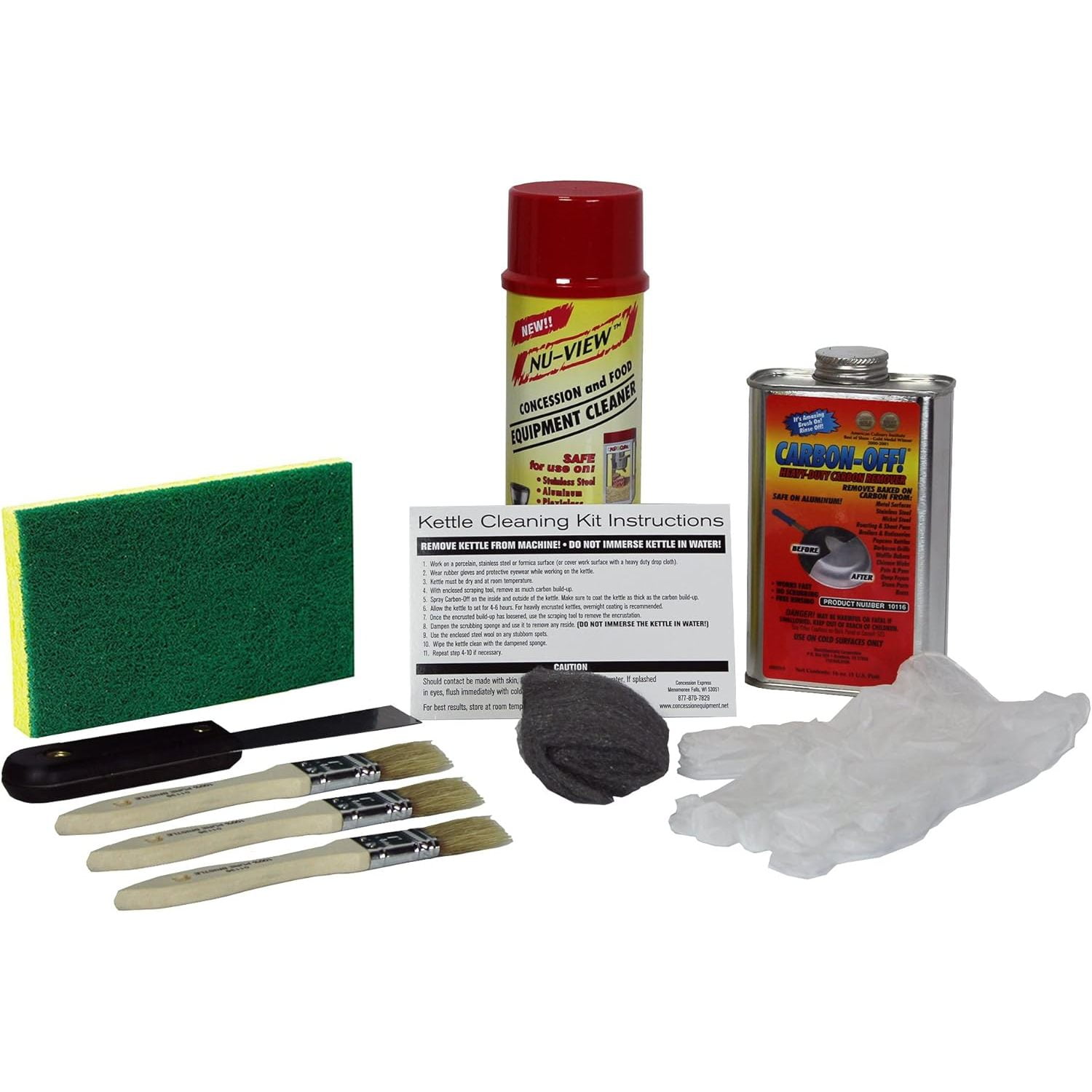 Heavy Duty Popcorn Machine Cleaning Kit - Walmart.com