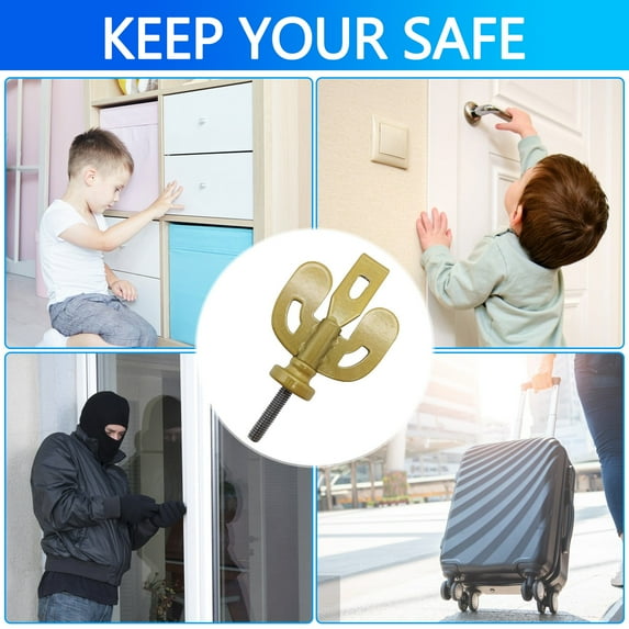 Heavy Duty Portable Door Lock Security Device for Travel & Home Use ...