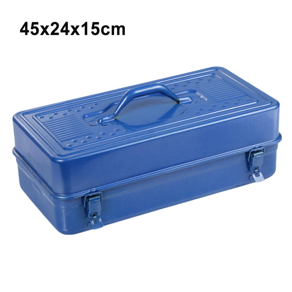 Heavy Duty Portable Steel Tool Box Metal Tool Box For Workshop Garage ...