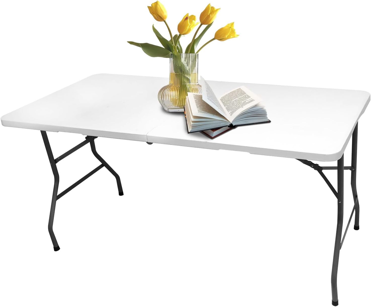 Heavy Duty Portable Table, Folding Table for Indoor & Outdoor Picnic ...