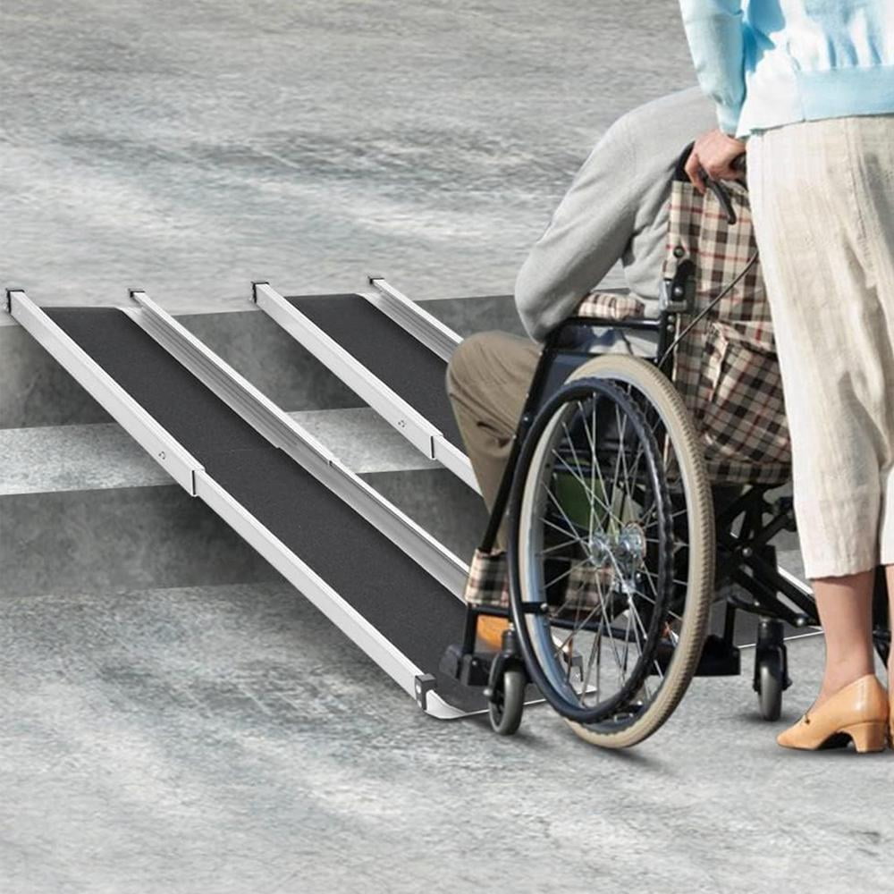 Heavy-Duty Portable Wheelchair Ramps for Doorways - 661Lbs Capacity ...