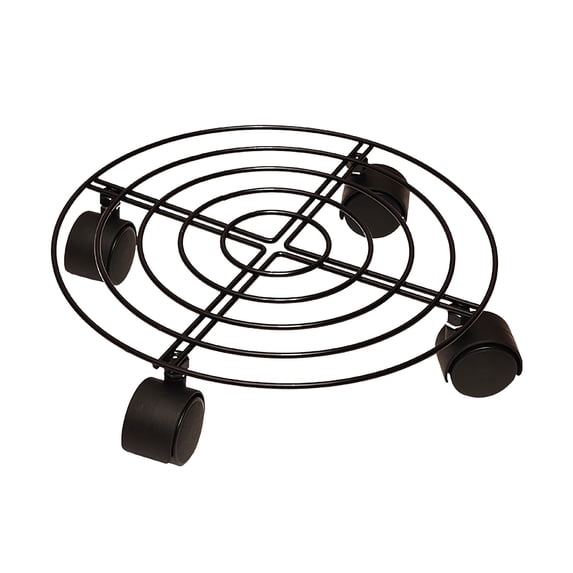 Heavy Duty Pot Dolly with 4 Wheels, 330 lb Load Capacity Metal Saucer ...