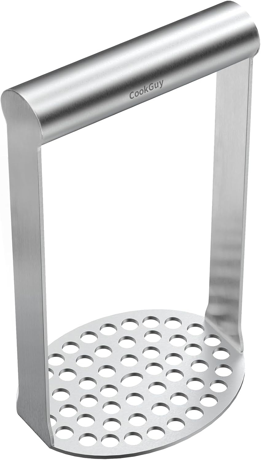 Heavy Duty Potato Masher – Premium Stainless Steel Food Masher for ...