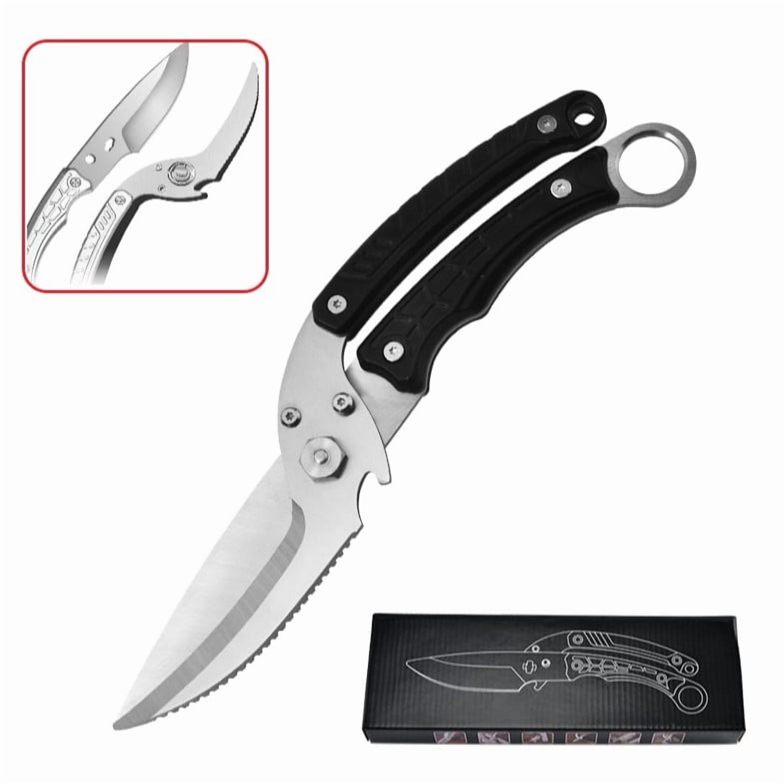 Tivamiko Heavy Duty Kitchen Scissors Poultry Shears, 3CR13 Stainless ...