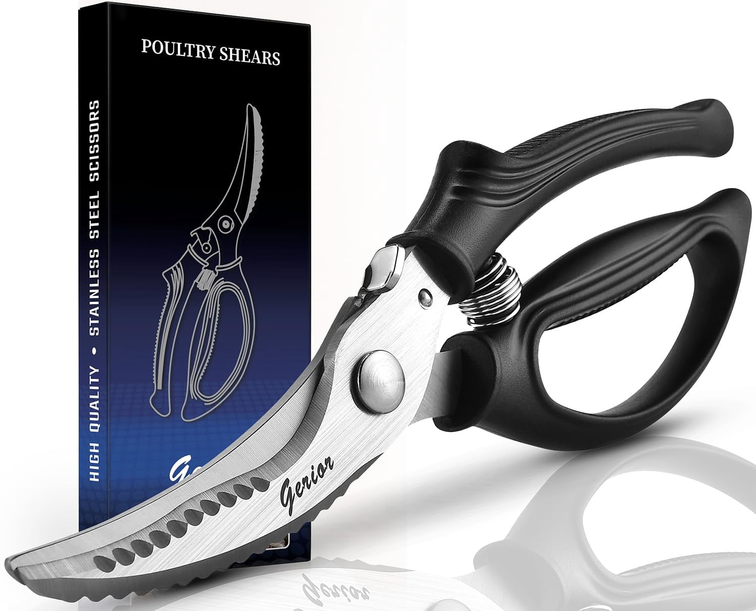 Heavy Duty Poultry Shears - Kitchen Scissors for Cutting Chicken ...