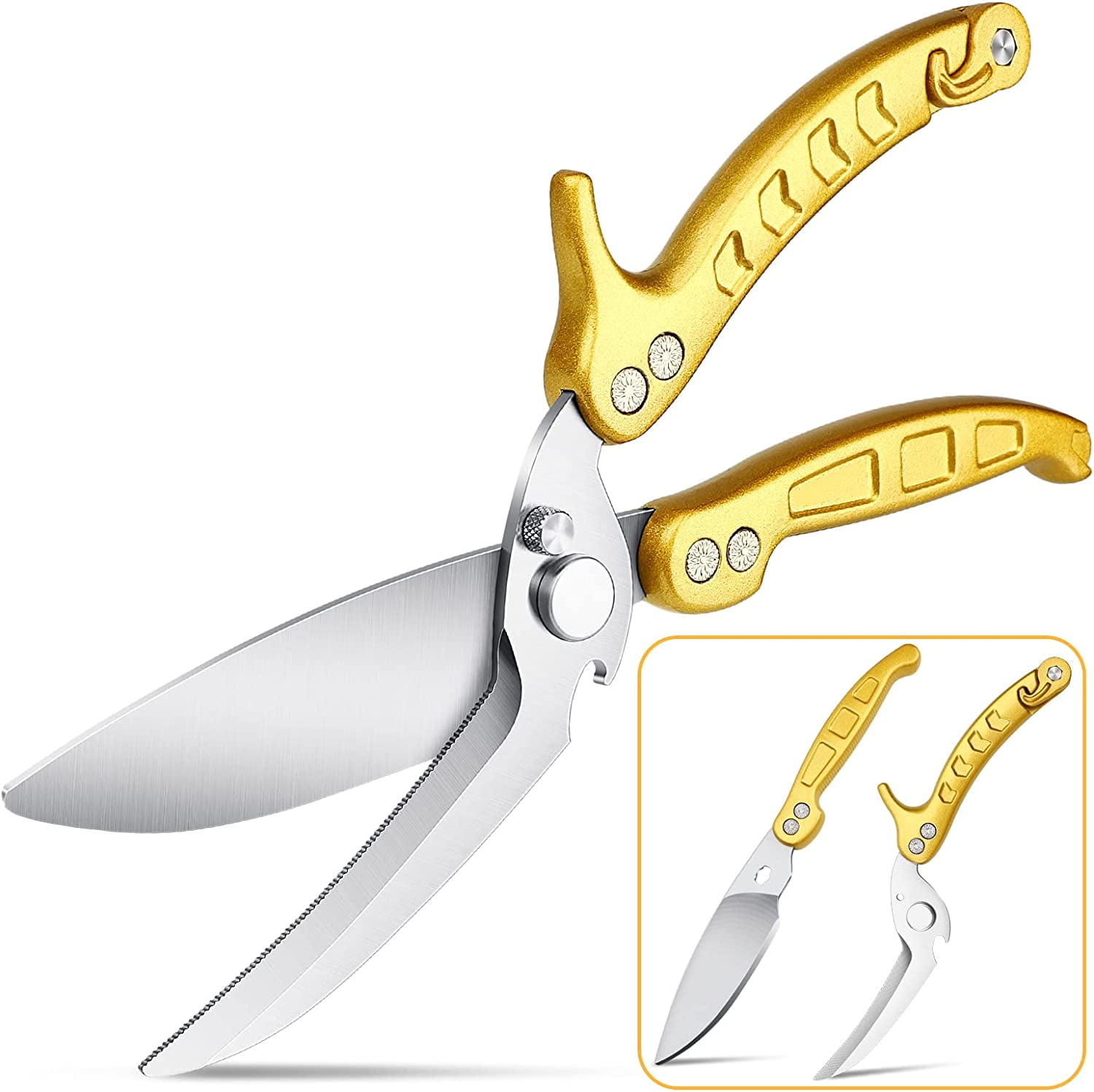 Heavy Duty Poultry Shears - A Must Have Kitchen Shears for Chicken and ...