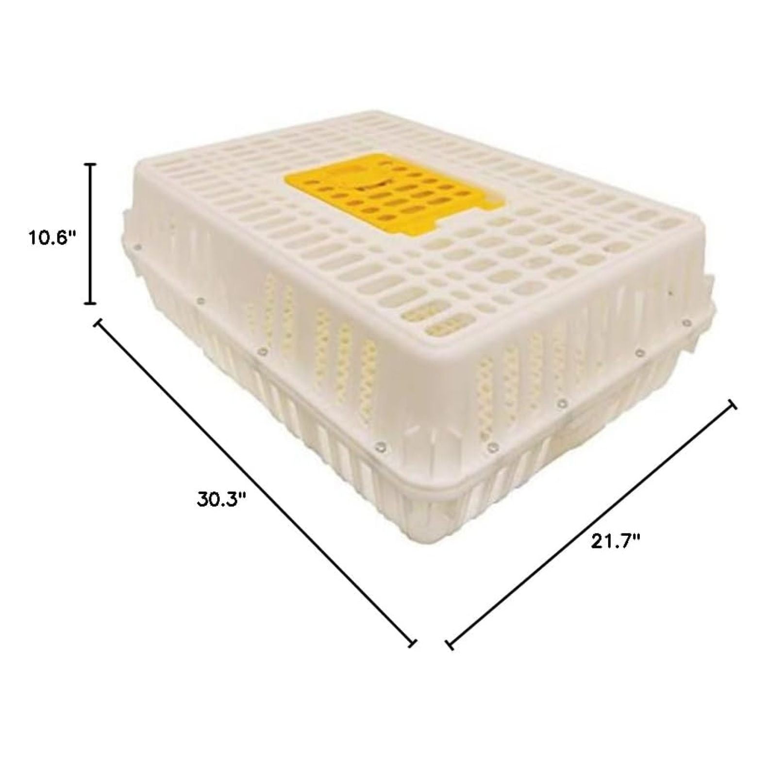 Heavy-Duty Poultry Transport Crate | Secure Chicken & | Durable Plastic ...