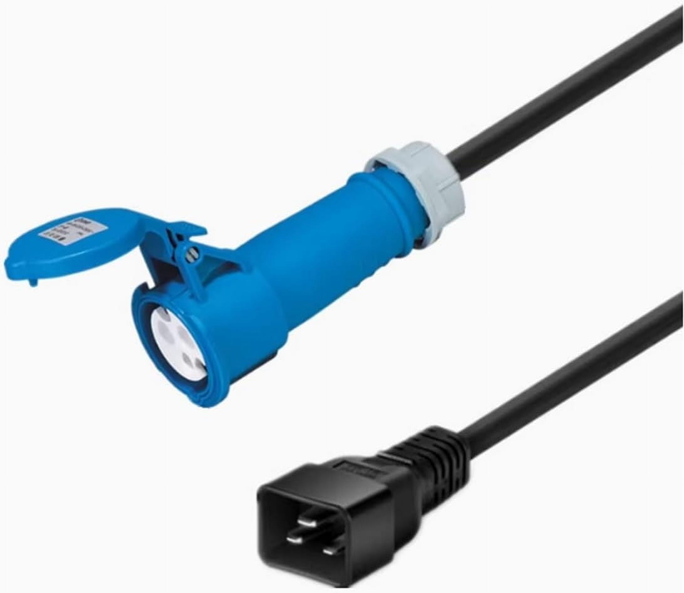 Heavy Duty Power Extension Cord,32A (IEC309 to C20),Blue IEC309 to IEC ...