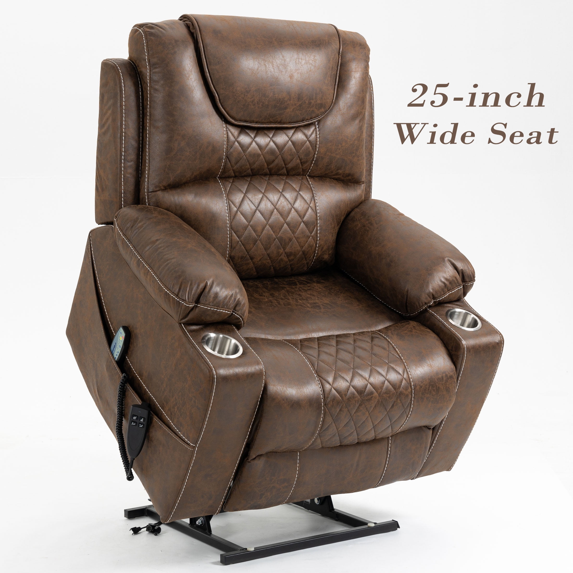 Heavy Duty Power Lift Recliner Chair for Elderly, Oversized Recliners ...