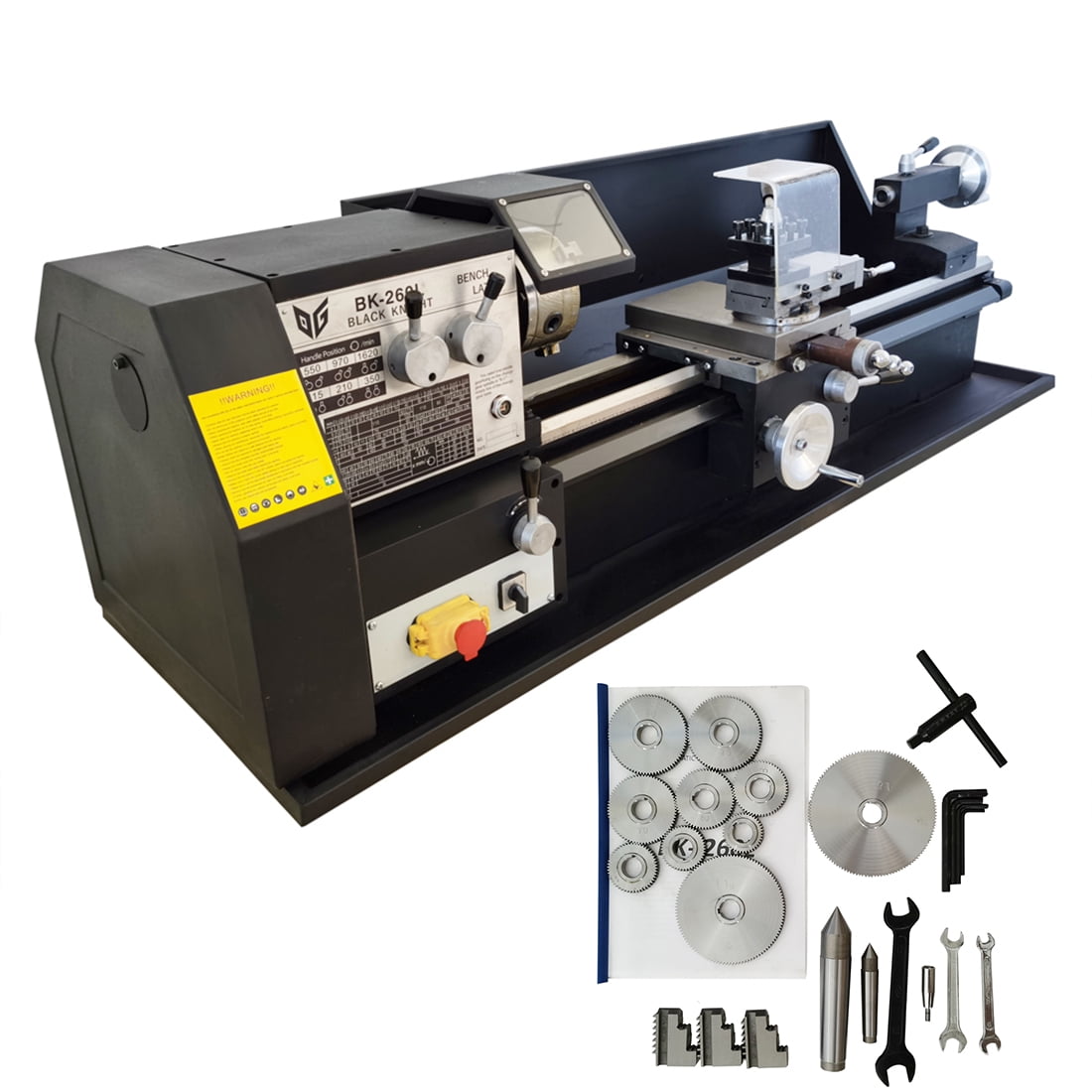 Heavy-Duty Precision Metal Lathe Bench Turning Machine 10.2"x27.6 ...