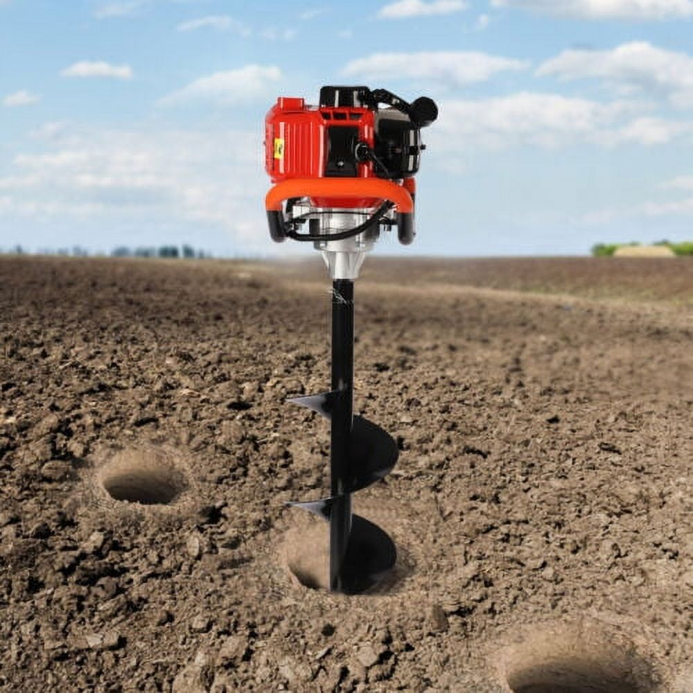 Heavy Duty Premium Gas Powered Petrol Post Hole Digger Soil Digging ...