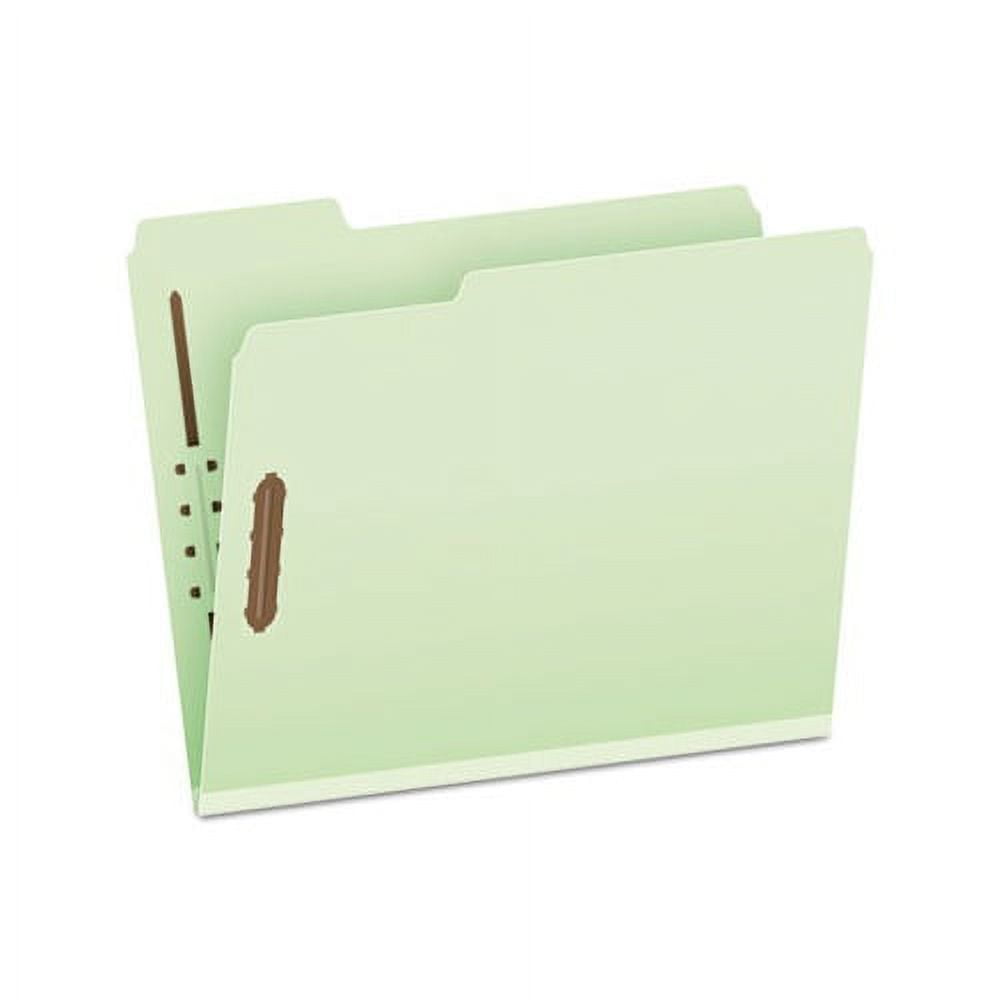 Walmart Heavy-Duty Green Pressboard Folders with Strong Prong Fasteners ...