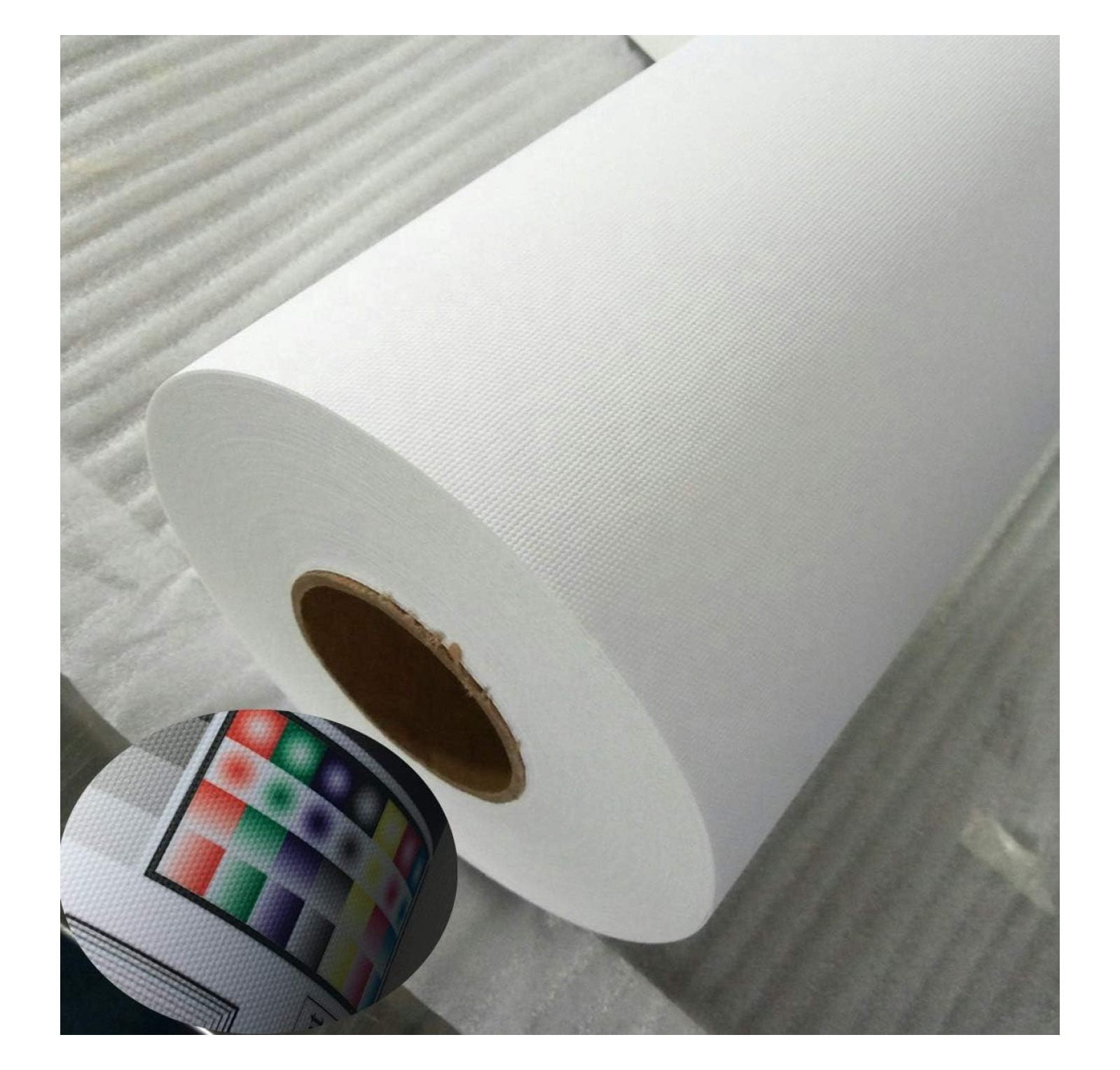 Heavy-Duty Printable Polyester Fabric Banner 60"x40ft. Roll - and PVC ...
