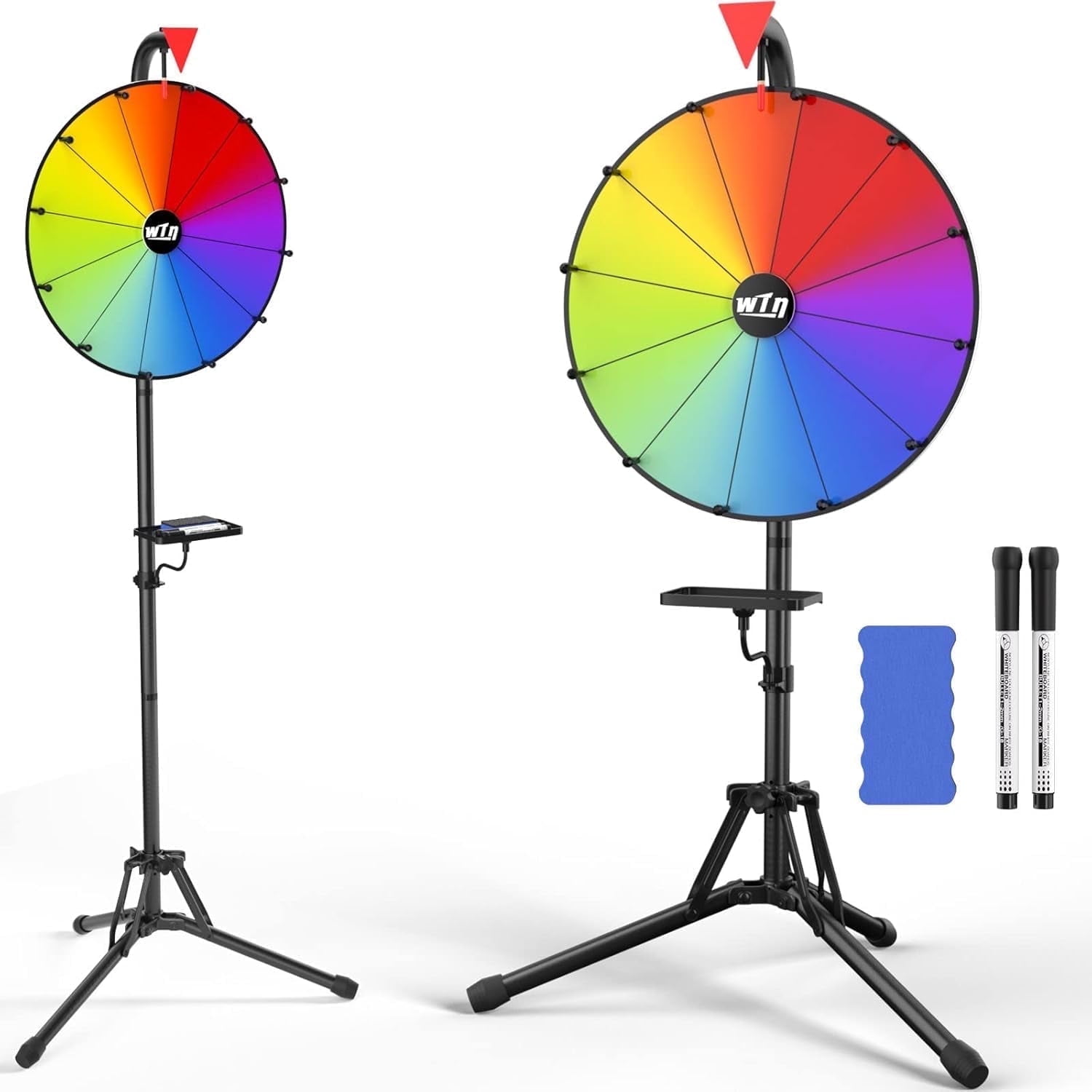 Heavy Duty Prize Wheel,16 Inch Prize Wheel Spinner with Stand,10 Color ...