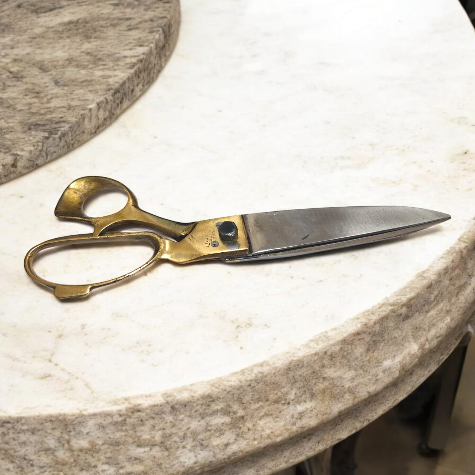 Heavy Duty Professional Tailor Clothing Cutting Scissors Brass Handle ...