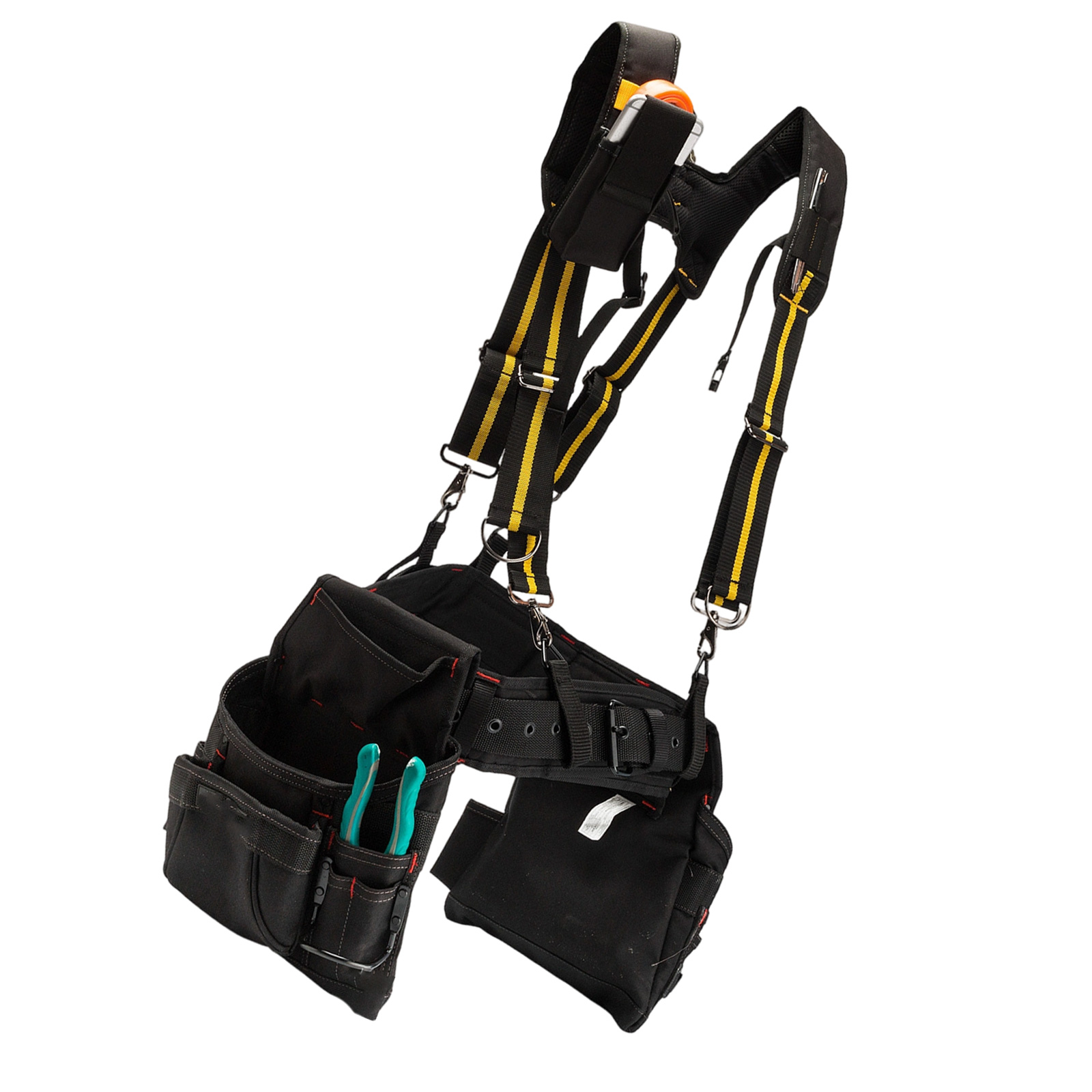 Heavy Duty Professional Tool Belt Strap Harness Ergonomic 4 Point ...
