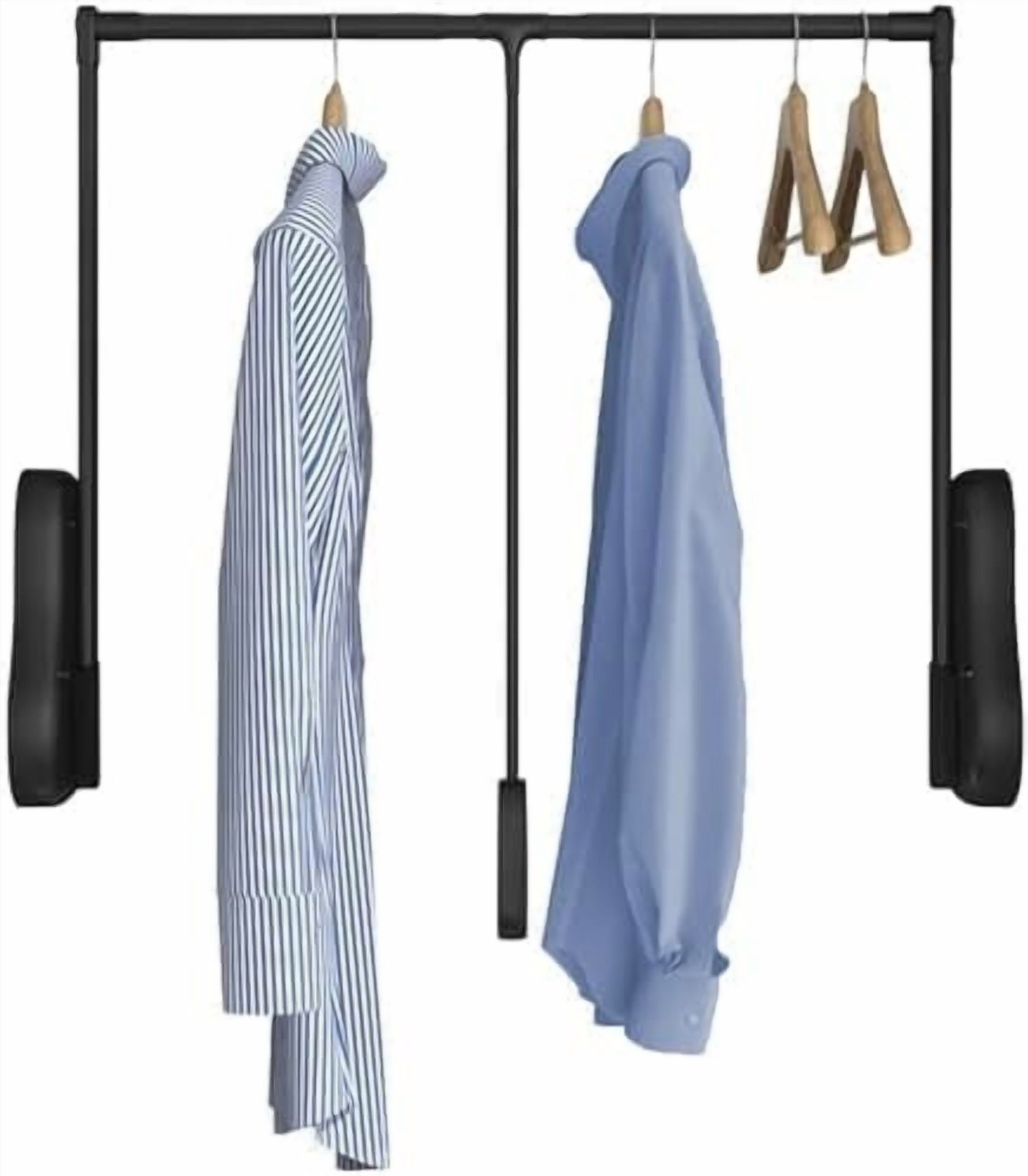 Heavy Duty Pull Down Closet Rod, Pull Down Closet Rod, 100 Lbs Load ...