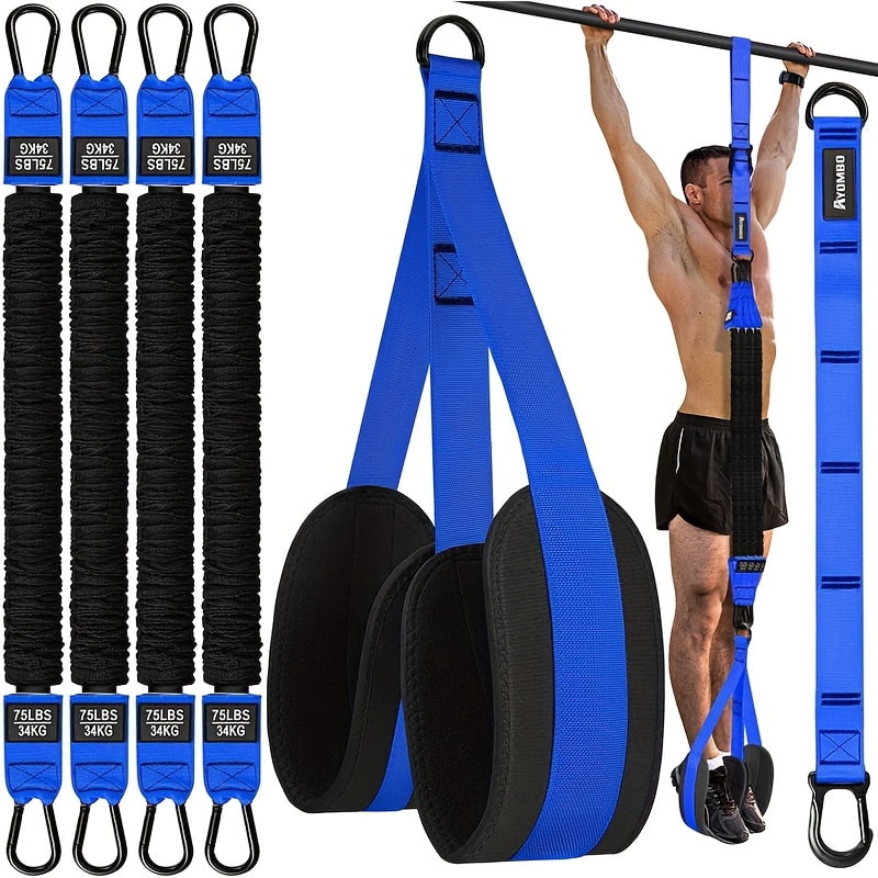 Heavy Duty Pull-Up Assist Bands, 300lbs resistance with adjustable foot ...