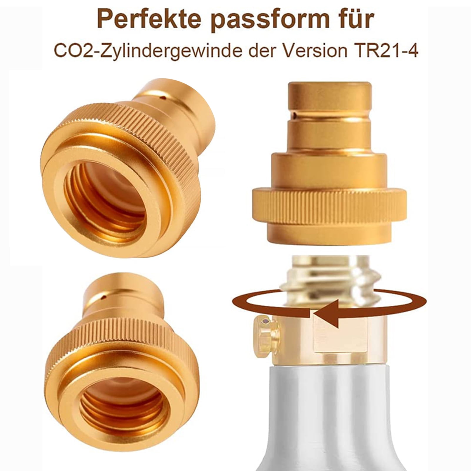 Heavy Duty Quick CO2 Adapter Universal Conversion Accessories Sturdy ...