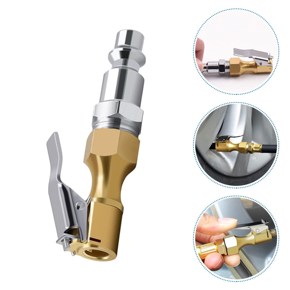 Heavy Duty Quick Release Air Chuck With Clip 1/4 Inch Tire Inflator ...