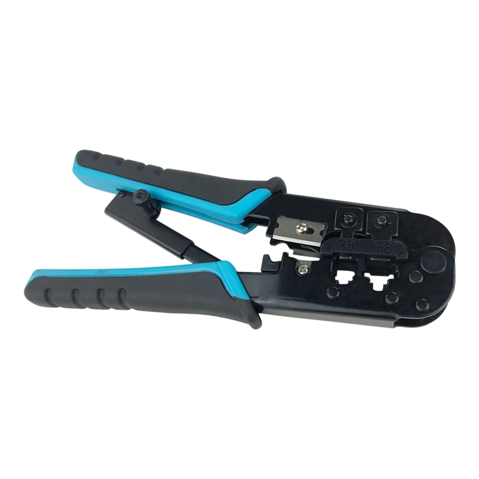 Heavy Duty RJ45 RJ11 Crimper Tool Built In Wire Stripper Precise Cutter ...