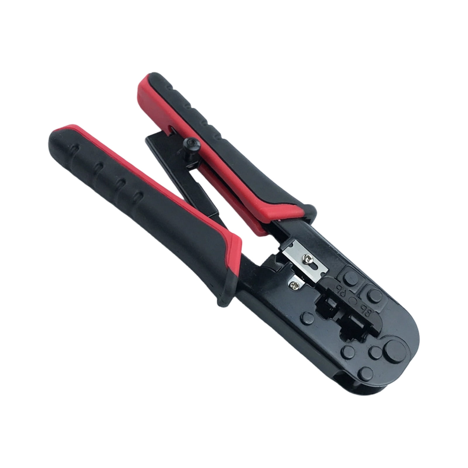 Heavy Duty RJ45 RJ11 Crimper Tool Built In Wire Stripper Precise Cutter ...